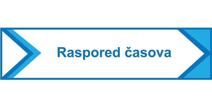RASPORED casova MSEUS – Mješovita srednja ekonomsko-ugostiteljska škola ...